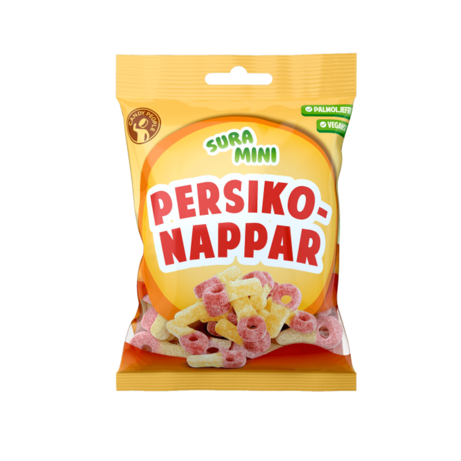 Candy People Sour Mini Peach – Swedish Candy Land