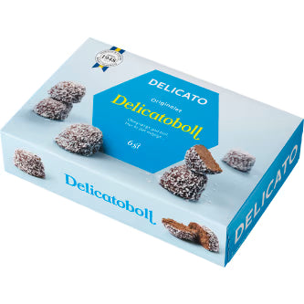 Delicato Delicatoboll – Swedish Chocolate Oat Balls – Swedish Candy Land