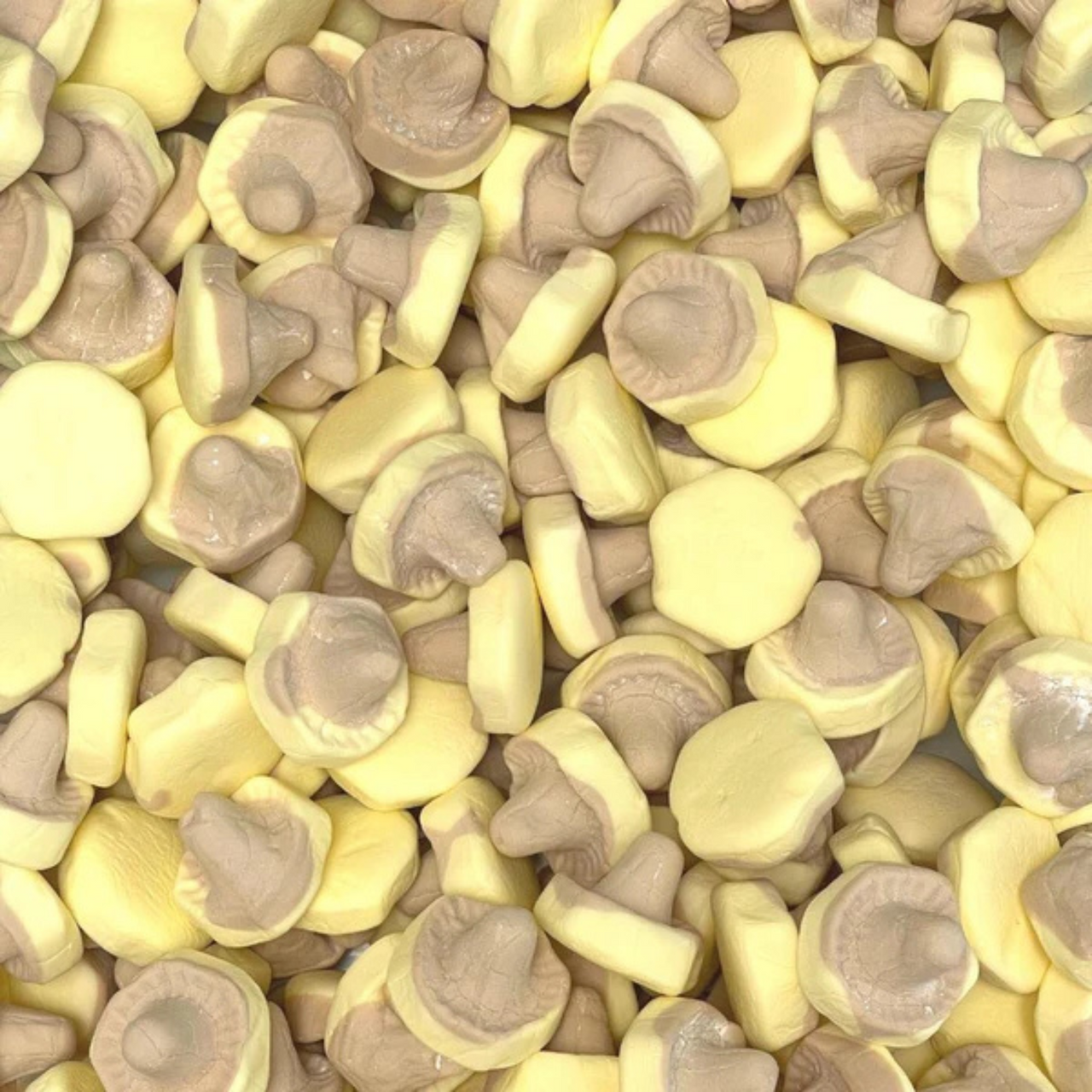 Franssons Banana Caramel Mushrooms – Swedish Candy Land