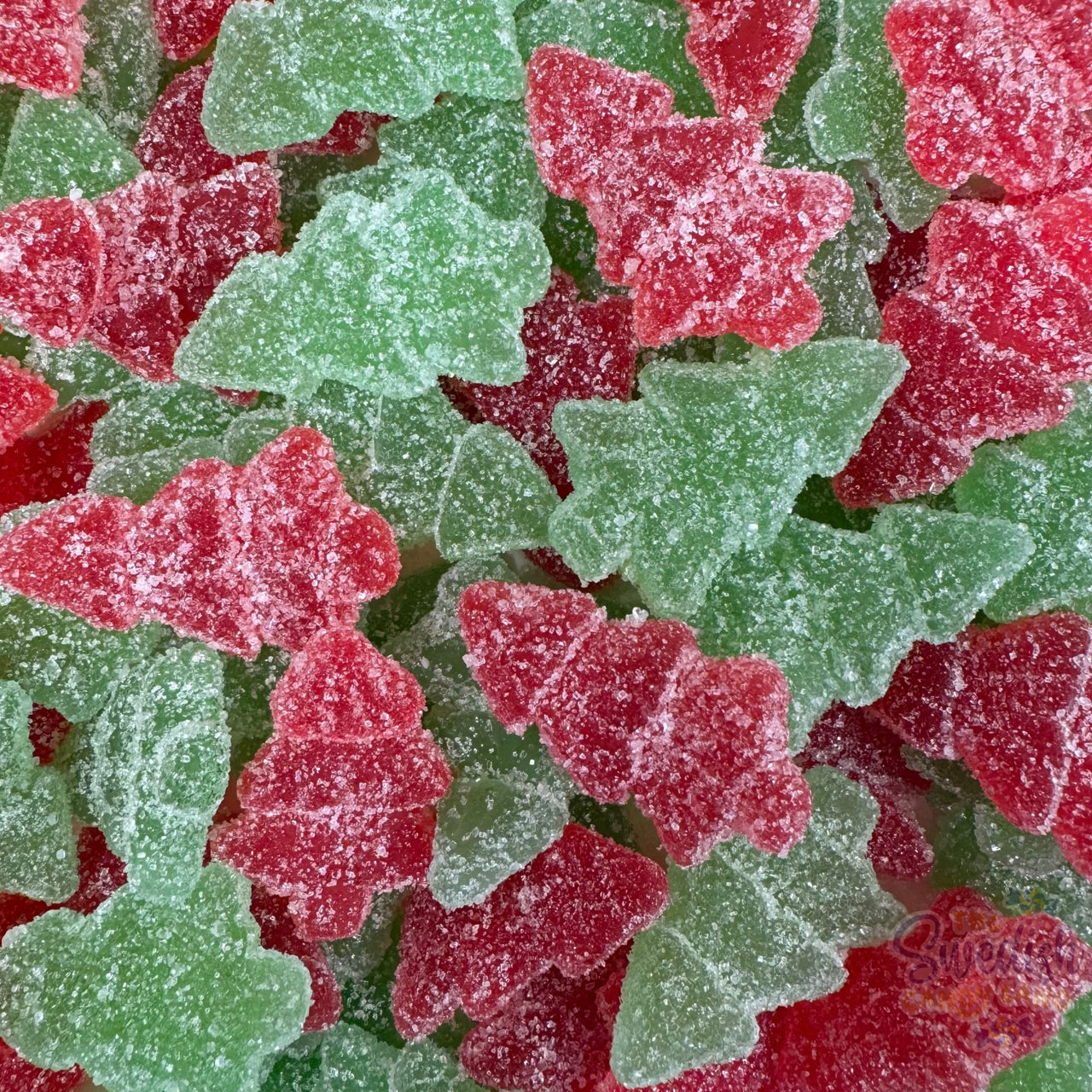 Frosty Christmas Trees – Swedish Candy Land