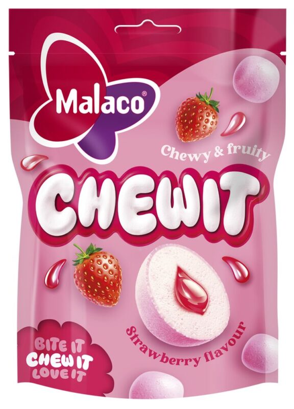 Malaco Chewit Strawberry – Swedish Candy Land
